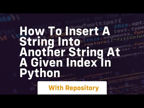 How to insert a string into another string at a given index in python