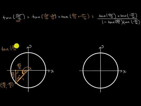 Using the tangent angle addition identity (video) | Khan Academy