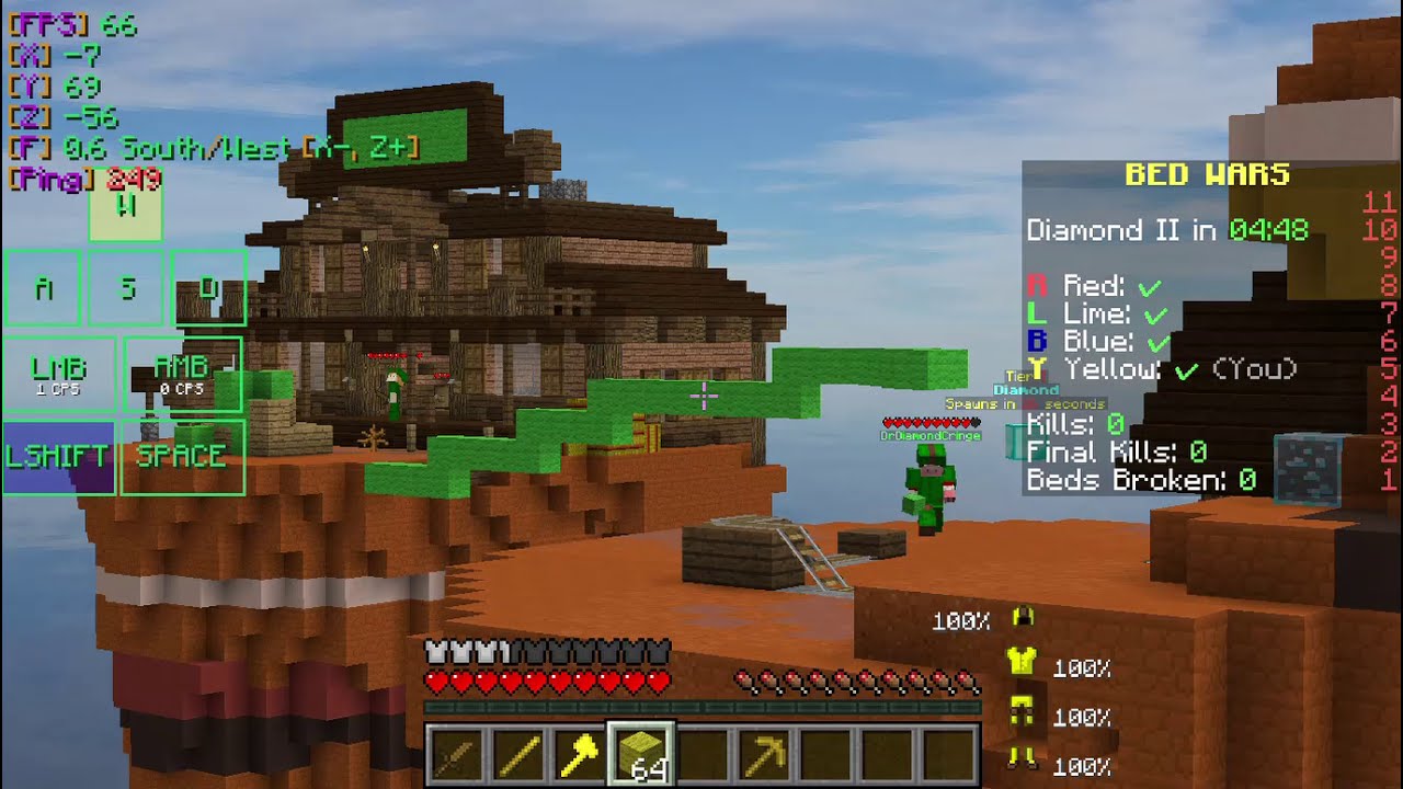 blocksmc tournament and how i got banned causes I was too good.