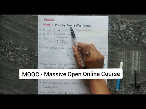 MOOC - massive open online course / easy points / easy to remember