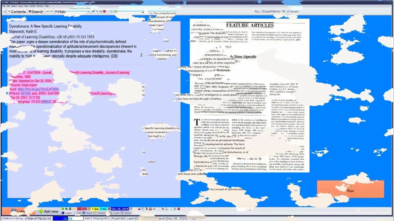 Using artificial intelligence to assist in incremental reading of PDF documents (SuperMemo 19)