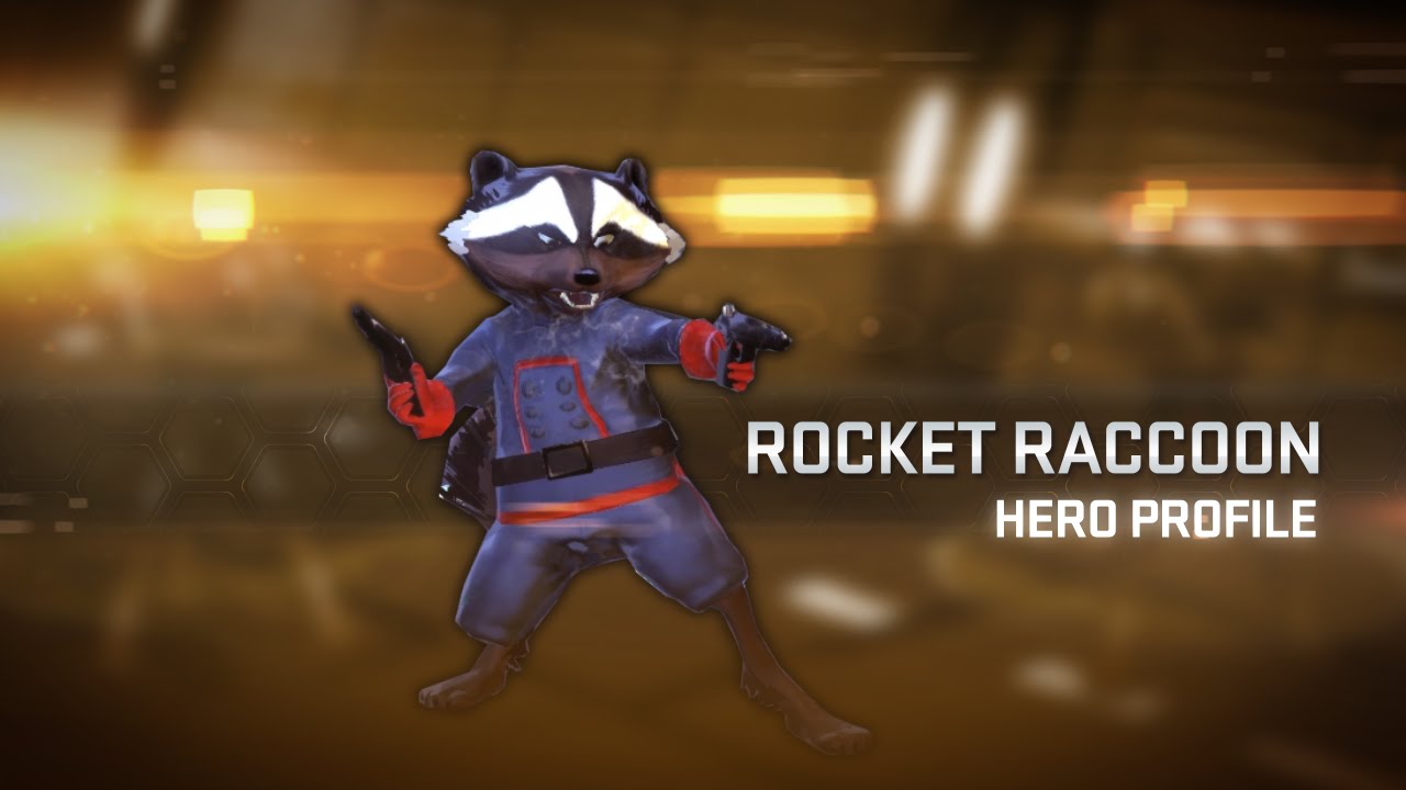 Marvel Heroes 2015 - Rocket Raccoon Hero Profile