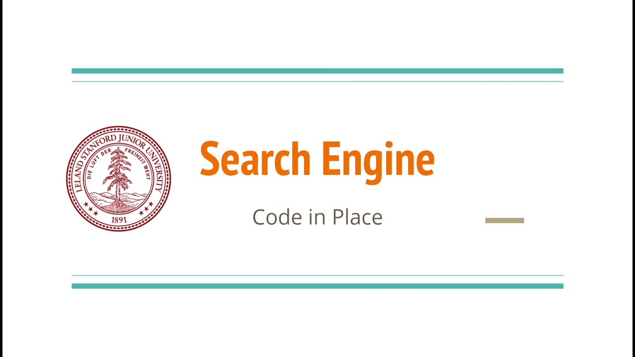 search engine | code in place | python project