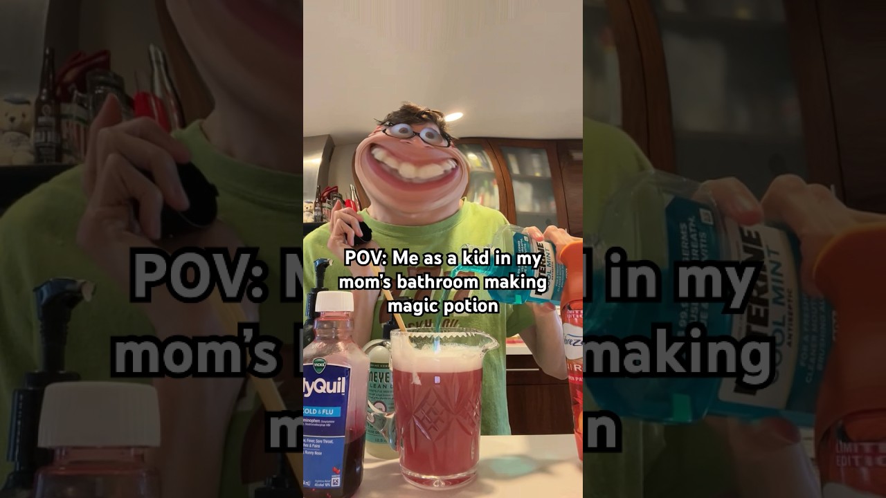 POV: Me Making Magic Potions as a Kid 😂 #TheManniiShow.com/series