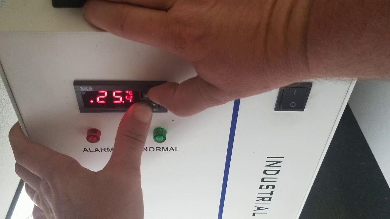 Selecting Intelligent or Constant Mode on CW-5000 series Chillers