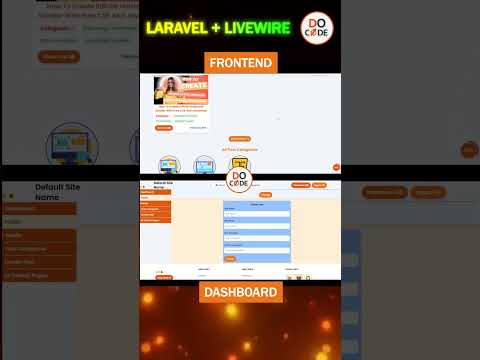 Demo Of CMS using Laravel + Livewire | Do Code #education #coding #laravel #livewire #atp #aptsong