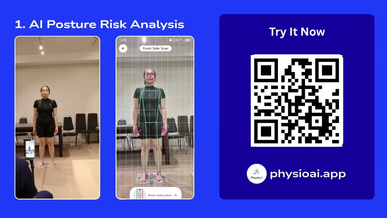 PhysioAI: AI Posture Assessment | Turn posture photos into personalized therapy plans