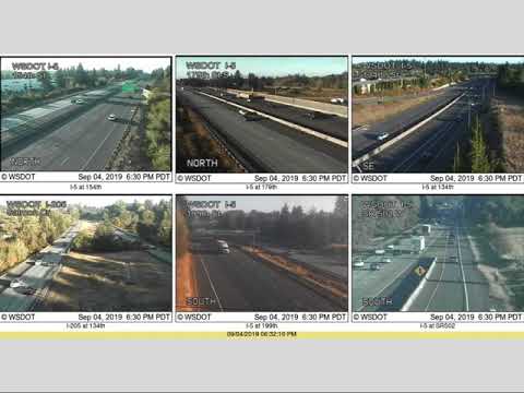 Dave Matthews Band 2019 WSDOT Traffic Cameras Time Lapse