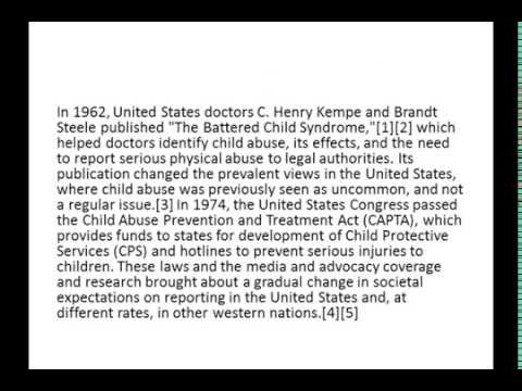 Mandatory reporting in healthcare