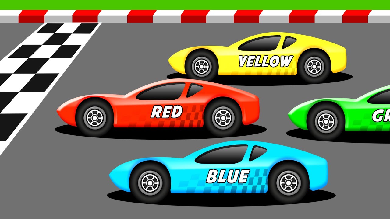 Colors with Racing Cars