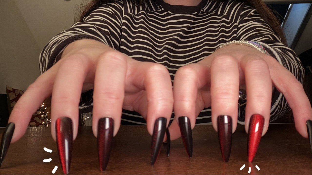 ASMR Table Scratching & Tapping 💅🏻  with 6 different nail sets
