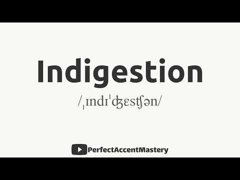 How to Pronounce INDIGESTION | Disease Name | IPL | Definition | Perfect Accent Mastery