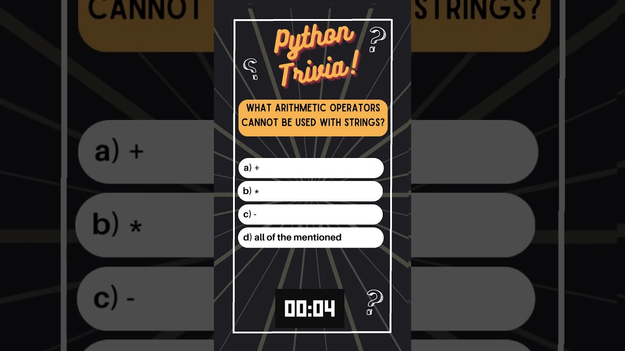 Python Trivia   String 5 #coding #python #techcommunity #shorts #trending #viral #datascience