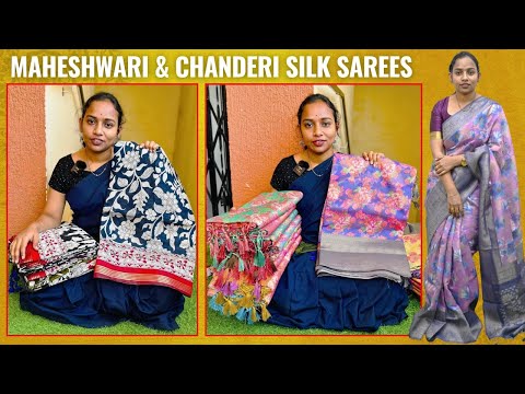 Maheswari Silk Sarees ||OFFER Prices🥳||Single Saree Home Delivery||@Sowjanyastudios