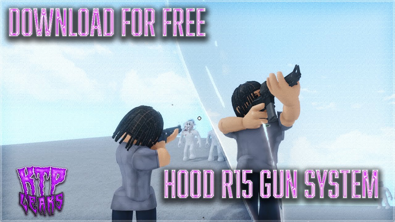 FREE | Hood R15 Advanced Gun System  - Roblox Studio