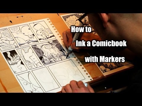 Comicbook Inking Tutorial | Justin Hillgrove | Imps and Monsters
