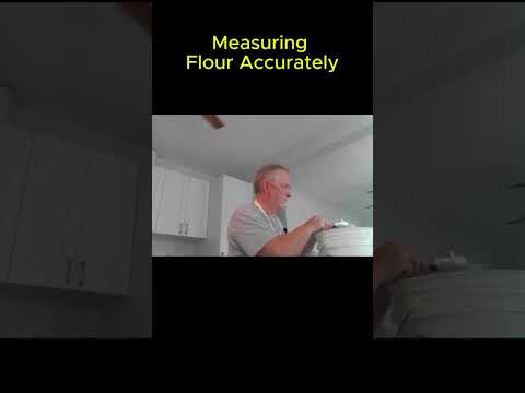 How do you measure flour?