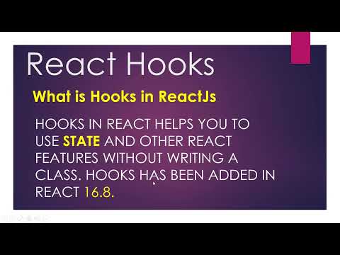 Learn Reactj Js Hooks | UseState in React js | What is UseState in Reactjs |ReactJs Tutorial ...