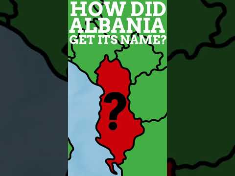 How Did Albania Get Its Name? #Short