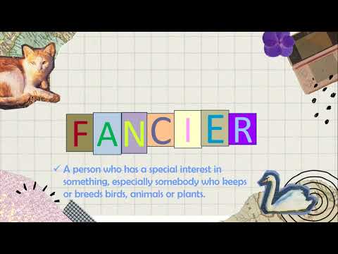 FANCIER | Dictionary| Thesaurus| Vocabulary| Synonyms|Word| Meaning| English| Language|