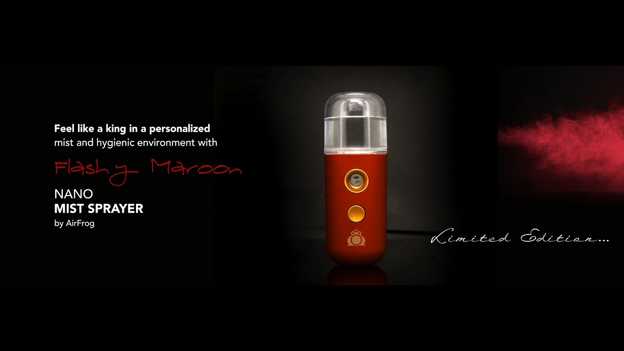 Air Frog Nano Mist Sprayer – Limited Edition – Flashy Maroon - Air Frog