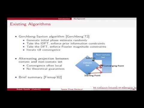 UWEE Research Colloquium: January 29, 2013 - Babak Hassibi, California Institute of Technology