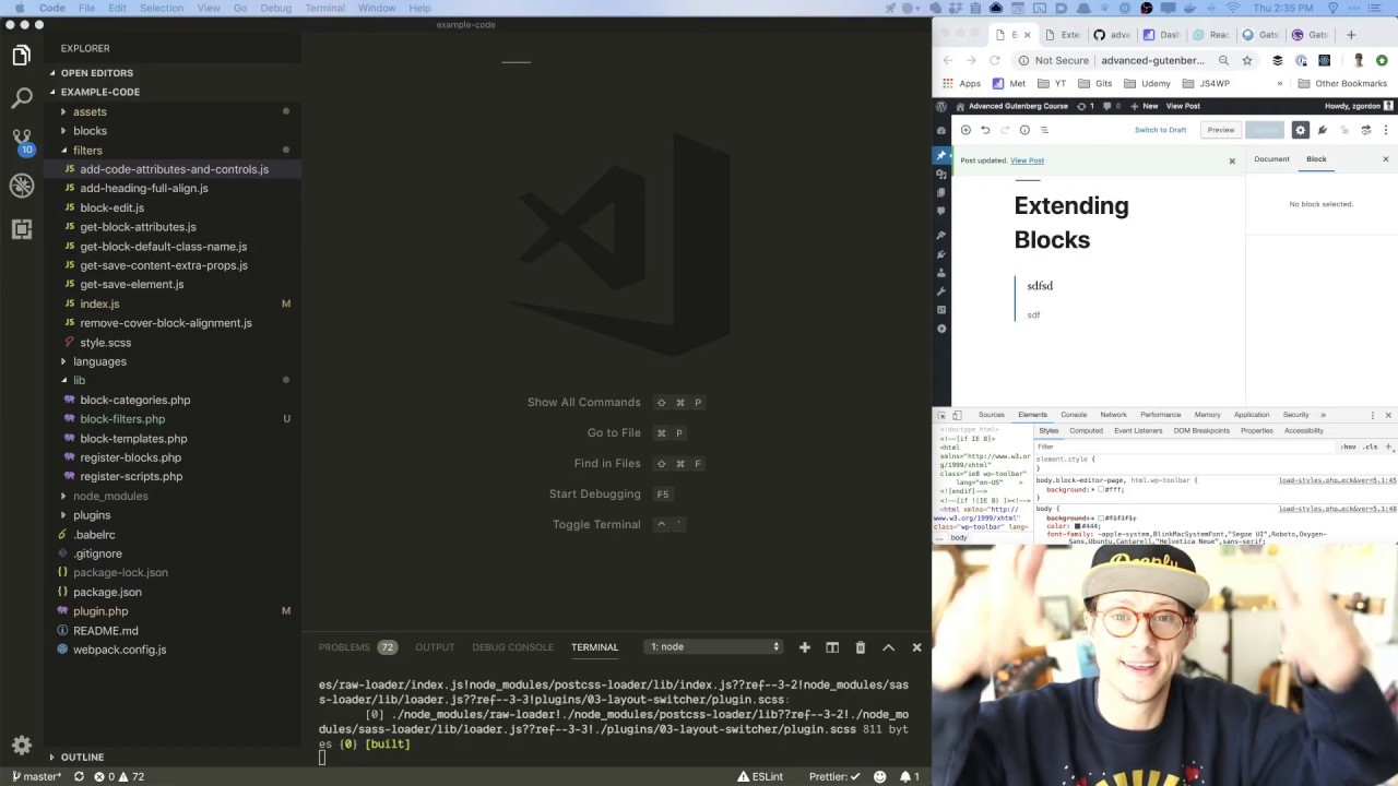 Extending Custom Blocks - Advanced Gutenberg Course Prep