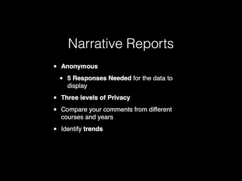 Narrative Report
