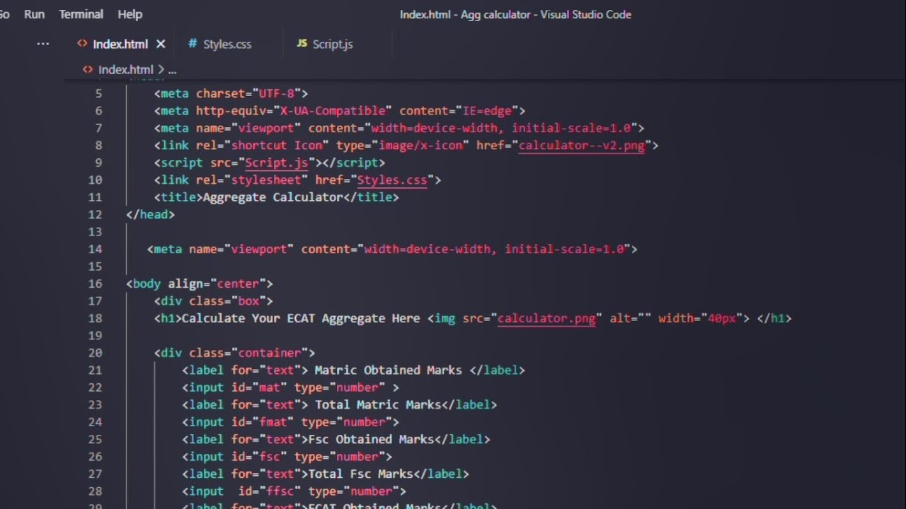 Final Project | Website Development BootCamp | Erudite Coaching Centre | Warda Aslam