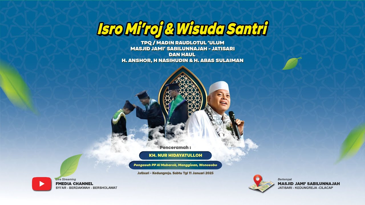 🔴 [ LIVE ] HAFLAH AKHIRUSSANAH TPQ / MADIN RAUDLOTUL ‘ULUM & HAUL MASJID JAMI’ SABILUNNAJAH  TH 2025