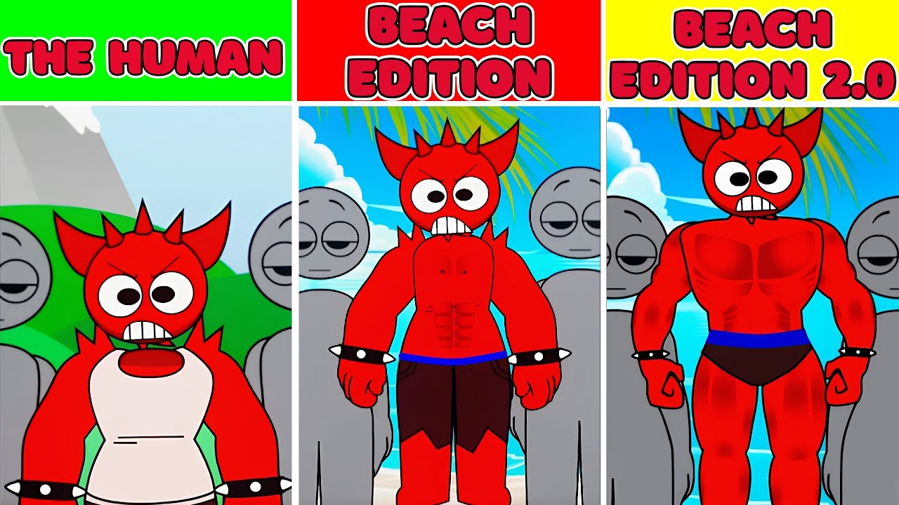 Sprunki Human Beach Edition | Sprunki.cool