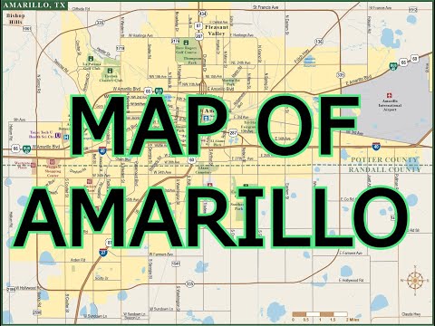 MAP OF AMARILLO [ TEXAS ]