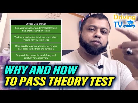 WHY AND HOW TO PASS THEORY TEST: How To Study For Theory Test Driving!