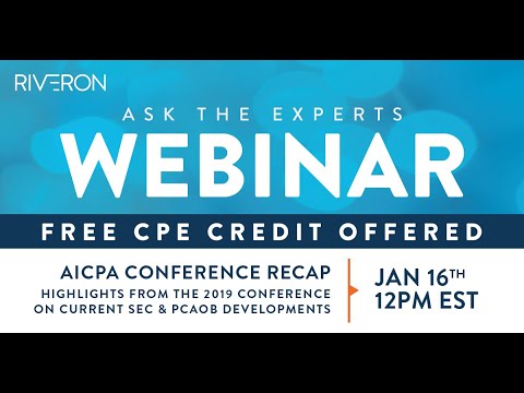Webinar: AICPA Conference Recap