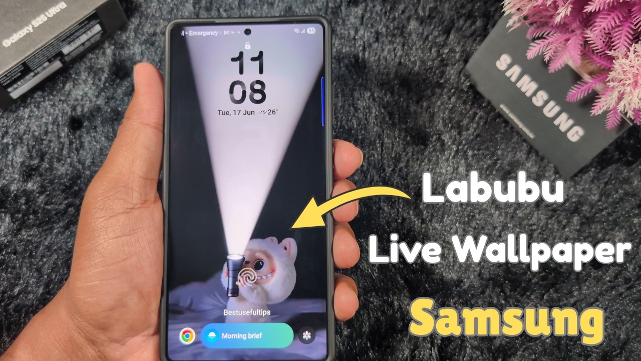 How to Set Labubu Live Wallpaper on Samsung | Trending Labubu Flashlight Wallpaper Any Android