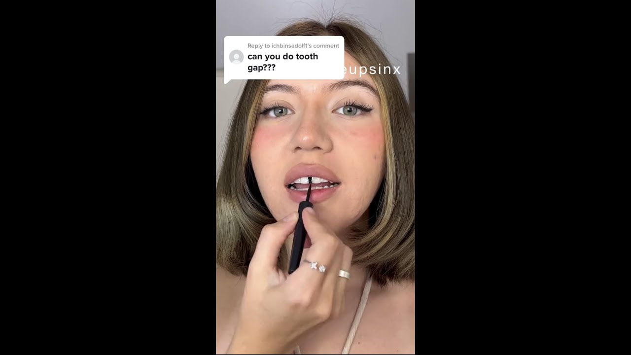 Tooth gap #makeup #shorts