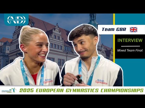 The British Won SILVER in the Inaugural Mixed Team Cup - 2025 European Gymnastics Championships