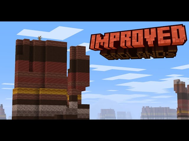IMPROVED BADLANDS! Minecraft Texture Pack