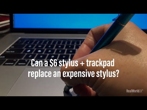 #13 Can a $6 stylus and a trackpad replace an expensive stylus?