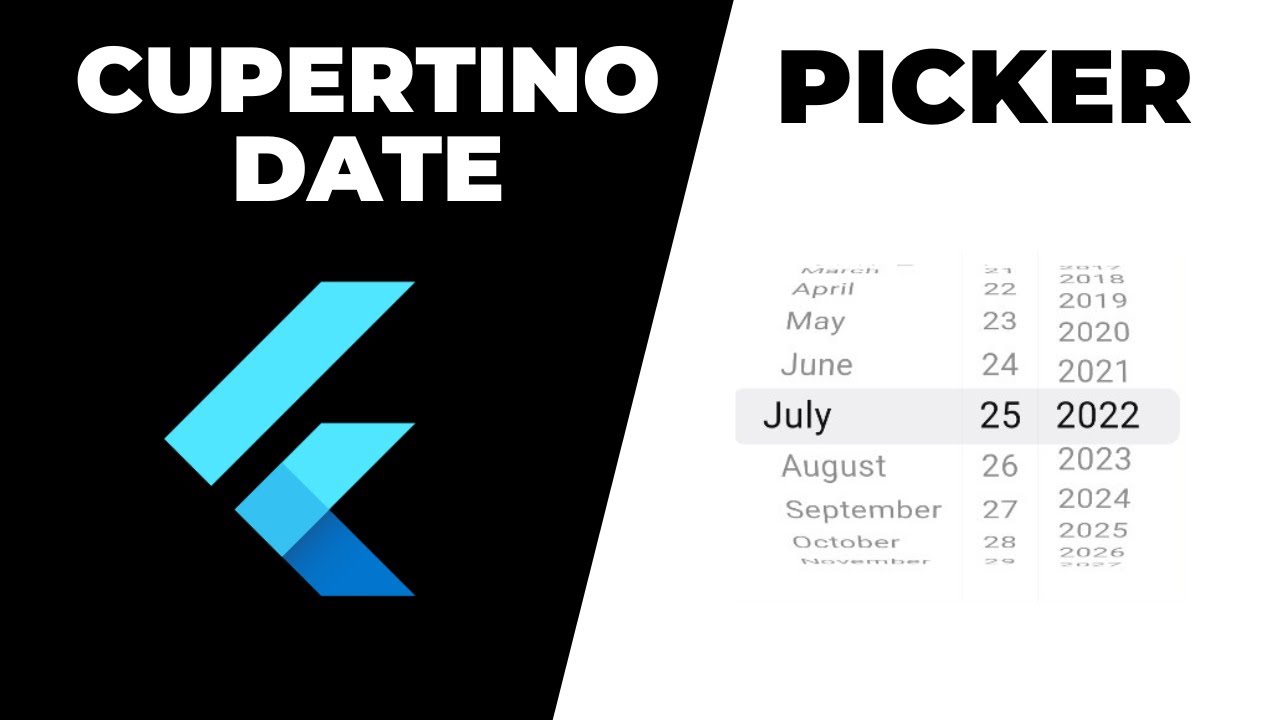 Cupertino Date and Time Picker in Flutter | IOS Style Date Picker | flutter tutorial #video
