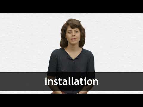 English Translation of “INSTALLATION” | Collins French-English Dictionary