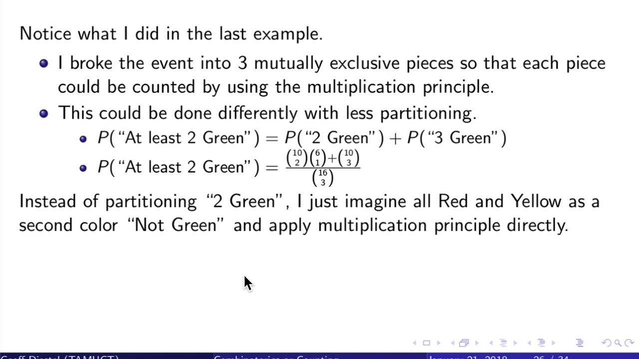 Combinatorics Part 5