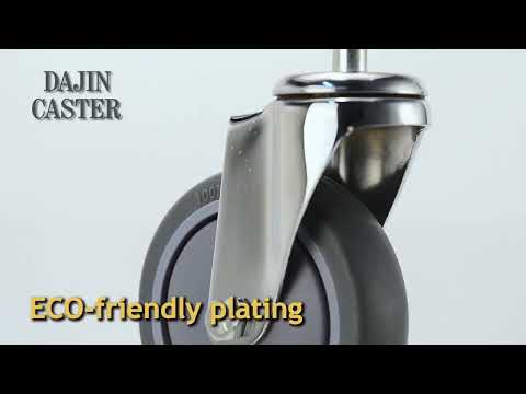 3 inch 4 inch 5 inch industrial casters weight capacity 100kg pu swivel caster wheels
