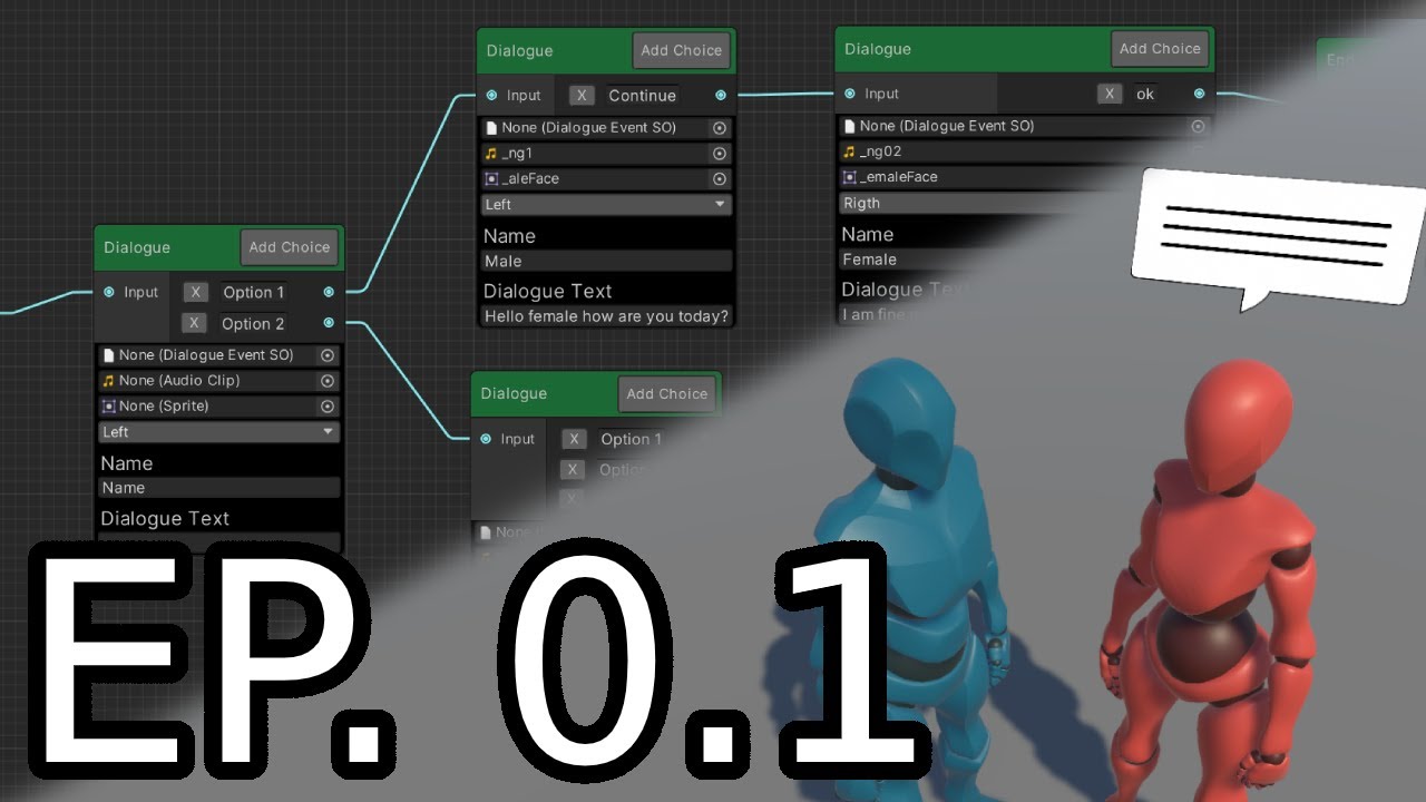 Unity Dialogue Editor Tutorial made with graph view Part 0.1 - Setup
