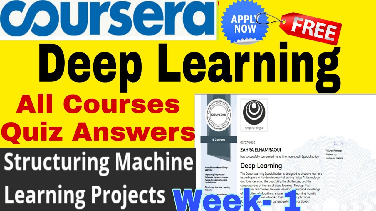 Deep Learning ||Structuring Machine Learning Projects  Coursera Course  Week-1 Quiz Answers ||
