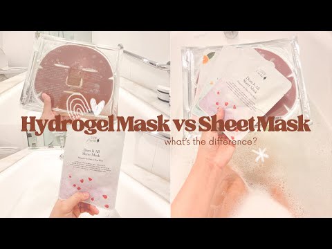 Hydrogel Mask Vs Sheet Mask - What's The Difference?