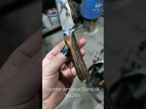 Hunter em inox Sandvik 14c28n