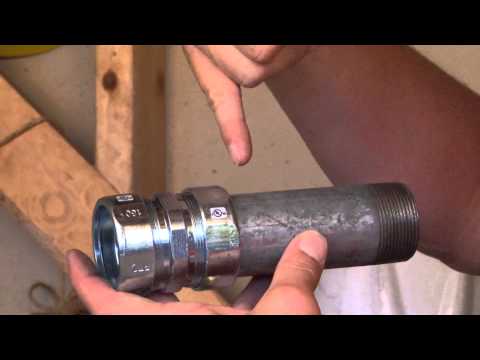 1-1/2" Zinc Plated Steel Compression Coupling: RTC150