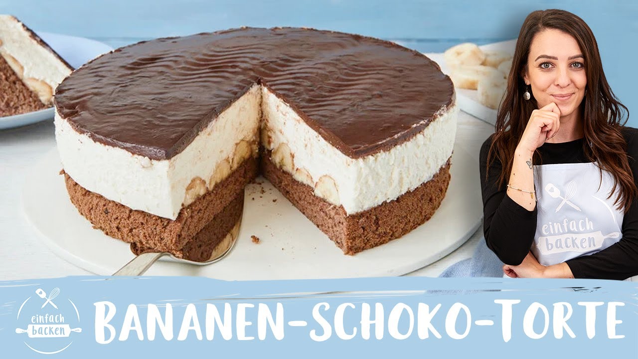 Diese cremige sanfte Bananentorte - Einfache Rezepte