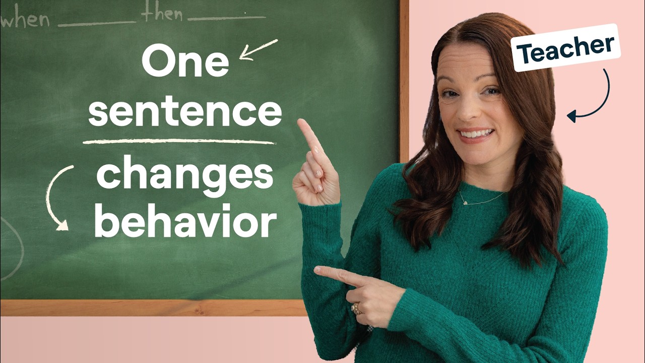 Stop repeating yourself: The one-sentence strategy for better classroom behavior